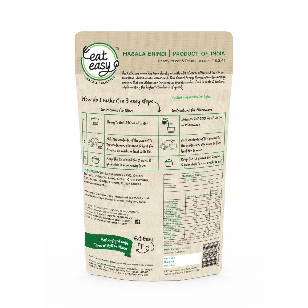 Eat Easy Foods – Pav Bhaji – eateasy new